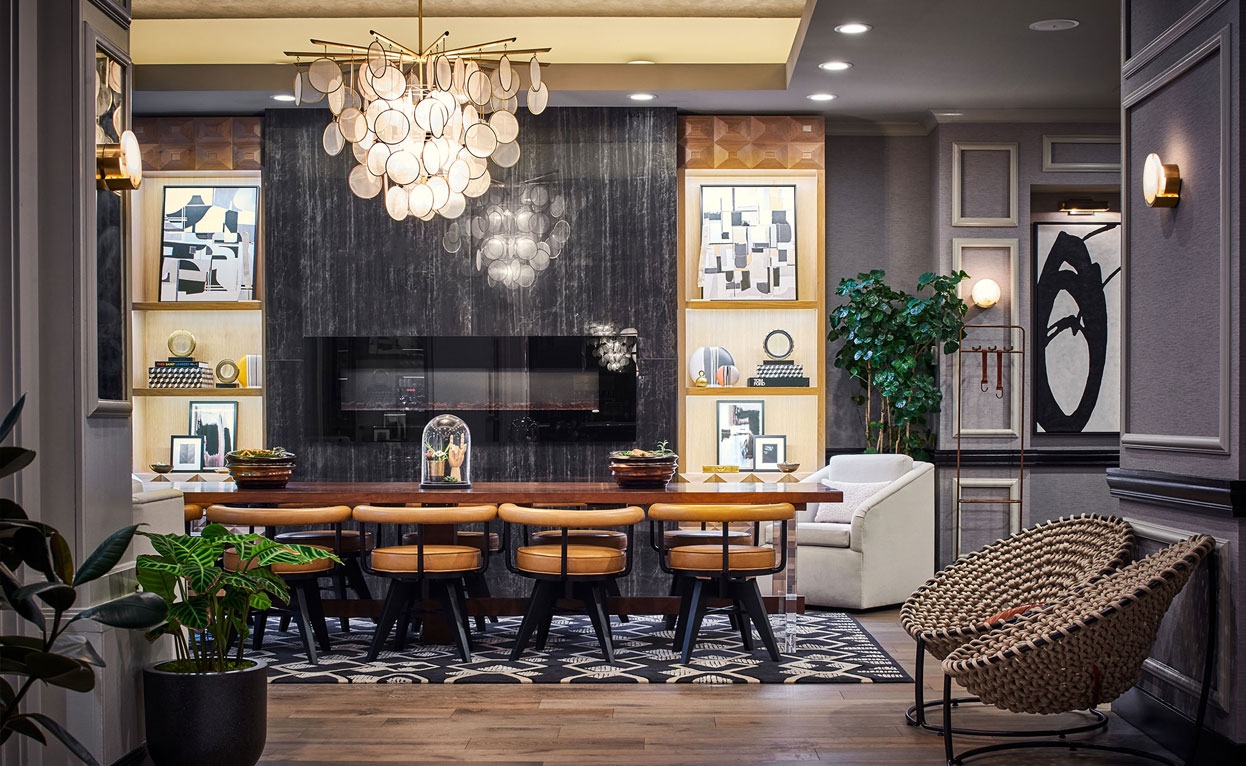 Claridge House | Public Space and Guestroom Artwork | KBAA